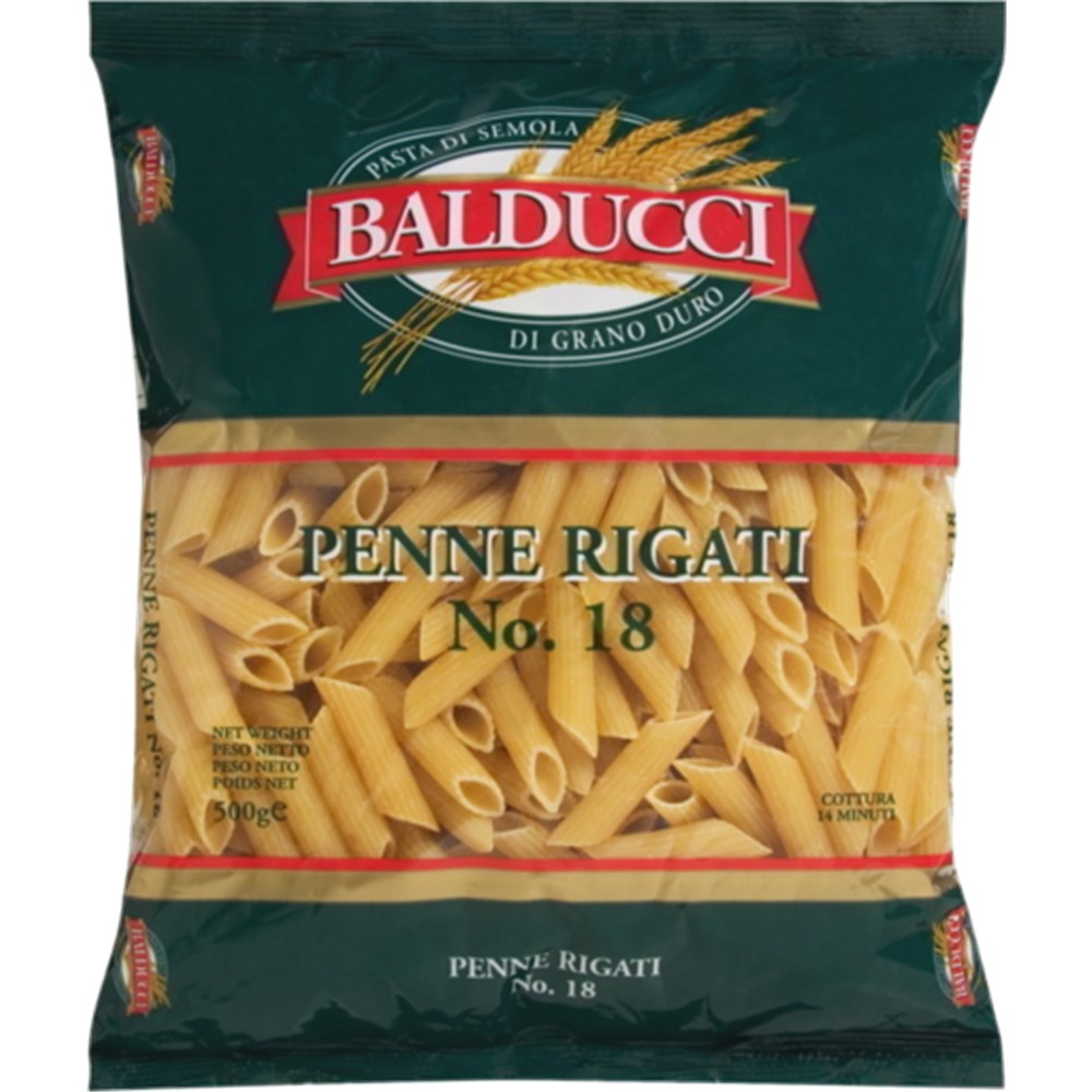 Dry Pasta - #18 Penne Rigati 500gUnited Foodservice - United Foodservice