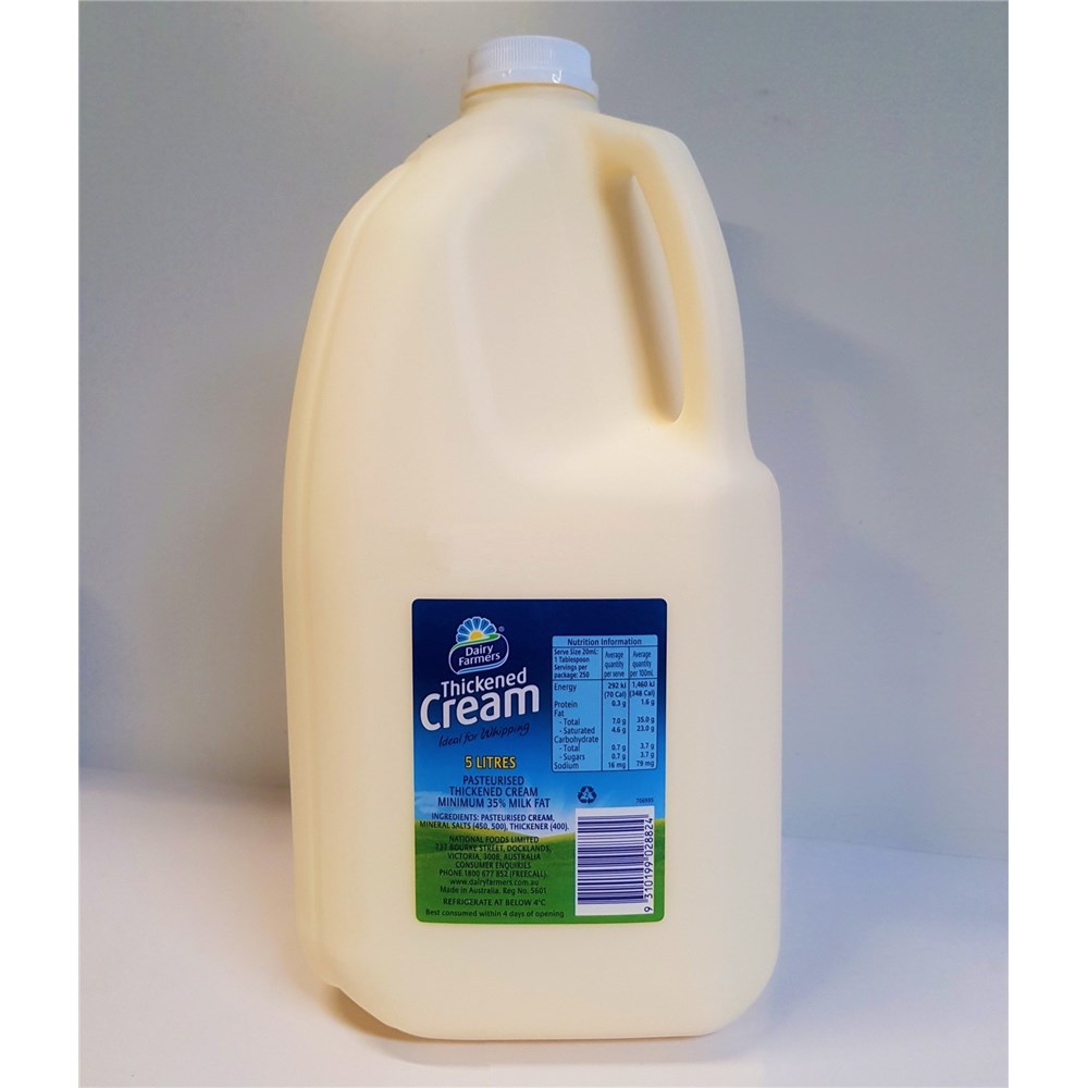 Thickened - Cream Thickened 5LtUnited Foodservice - United Foodservice