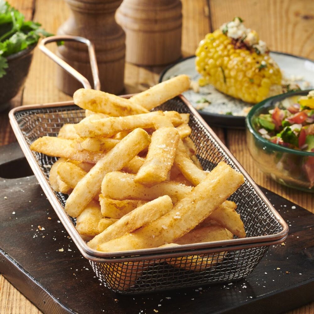 Potato French Fries & Wedges - Chips Beer Battered Diamond Cut ...