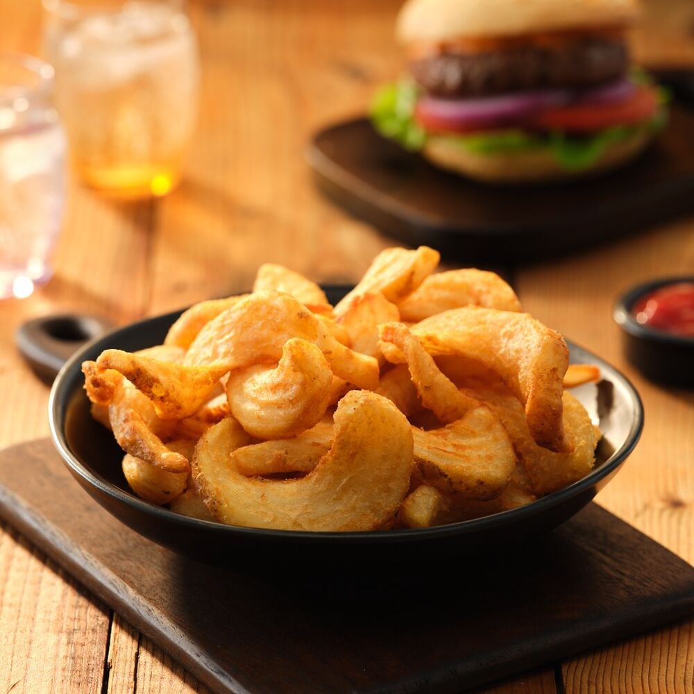 Potato French Fries & Wedges - Chips Beer Battered Sidewinder Chips ...