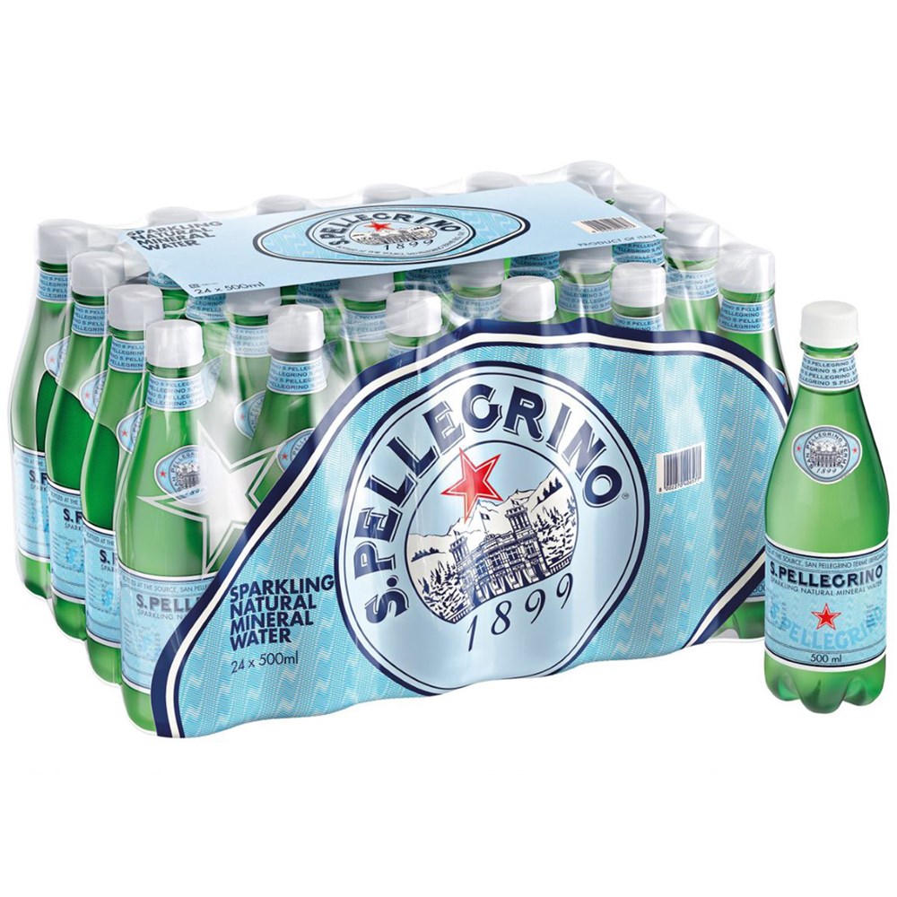 Water - Sanpel Mineral Water Glass 24x500mlUnited Foodservice - United ...