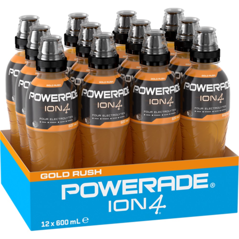 Soft Drinks - Powerade Wallaby Gold Rush Powerflo 12x600mlUnited ...